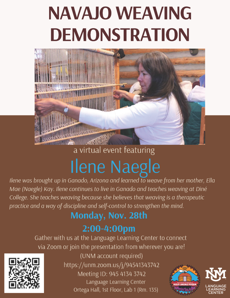 Navajo Weaving Demonstration | Navajo Language Program (NLP)
